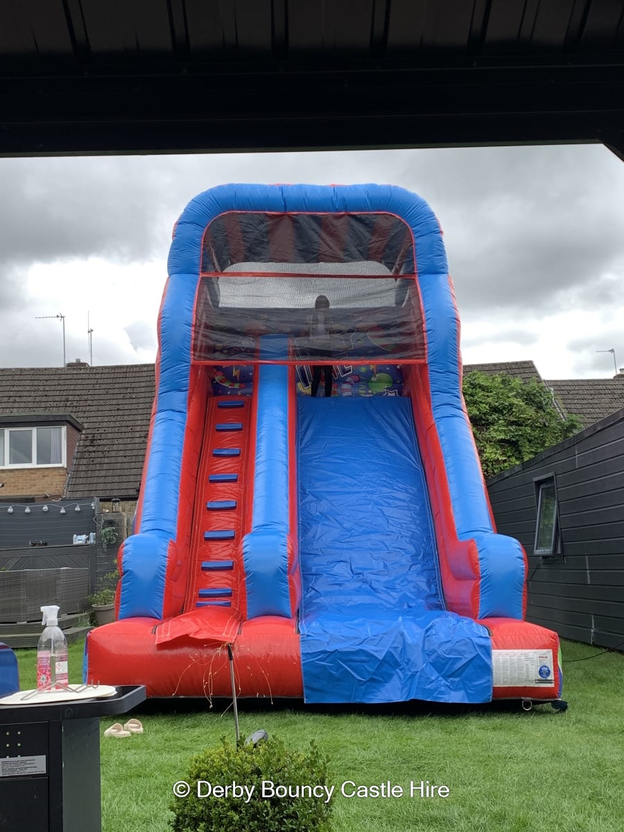 Party time 11ft Platform Slide - Bouncy Castle Hire in Derby ...